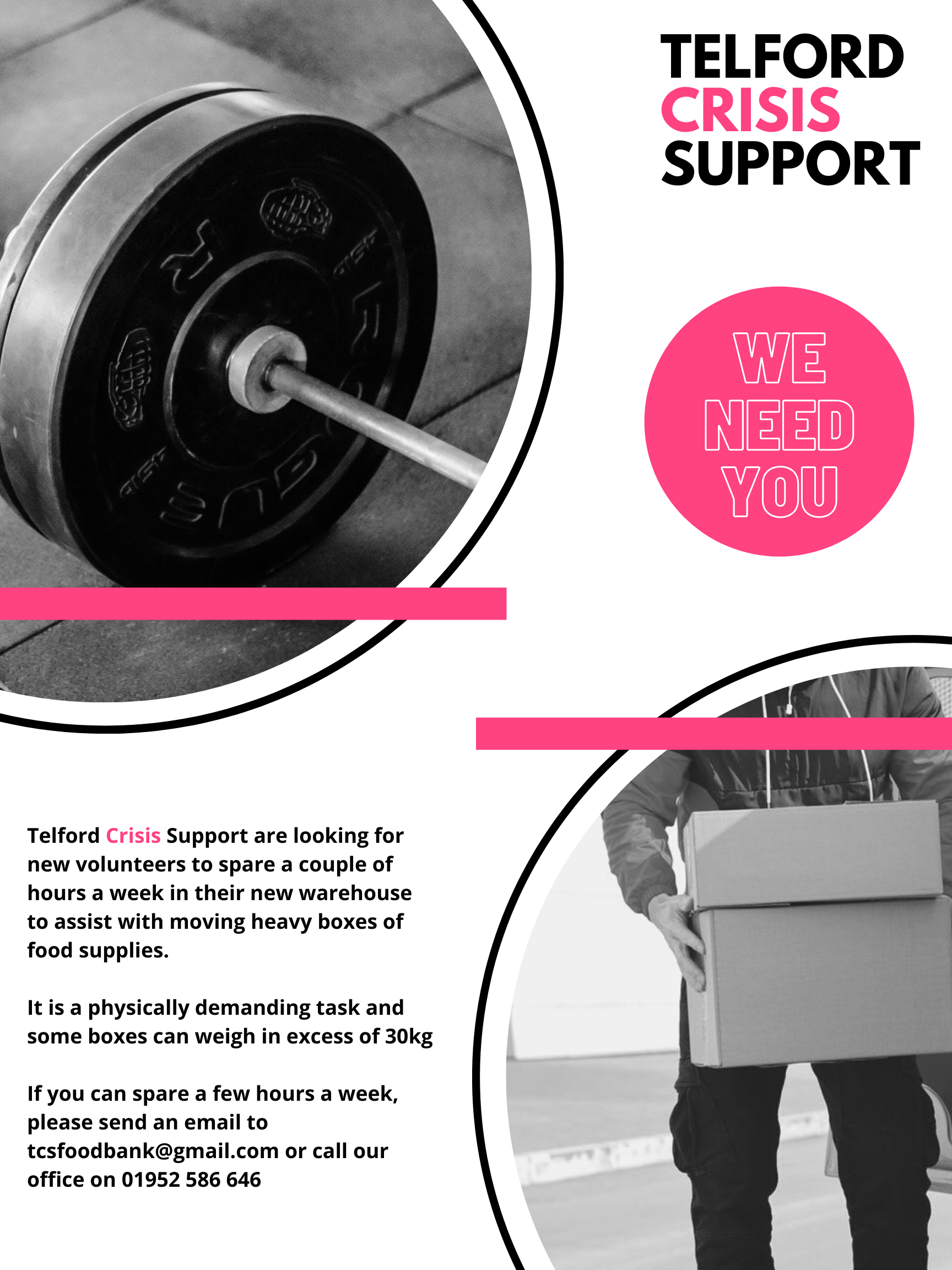 help poster – Telford Crisis Support
